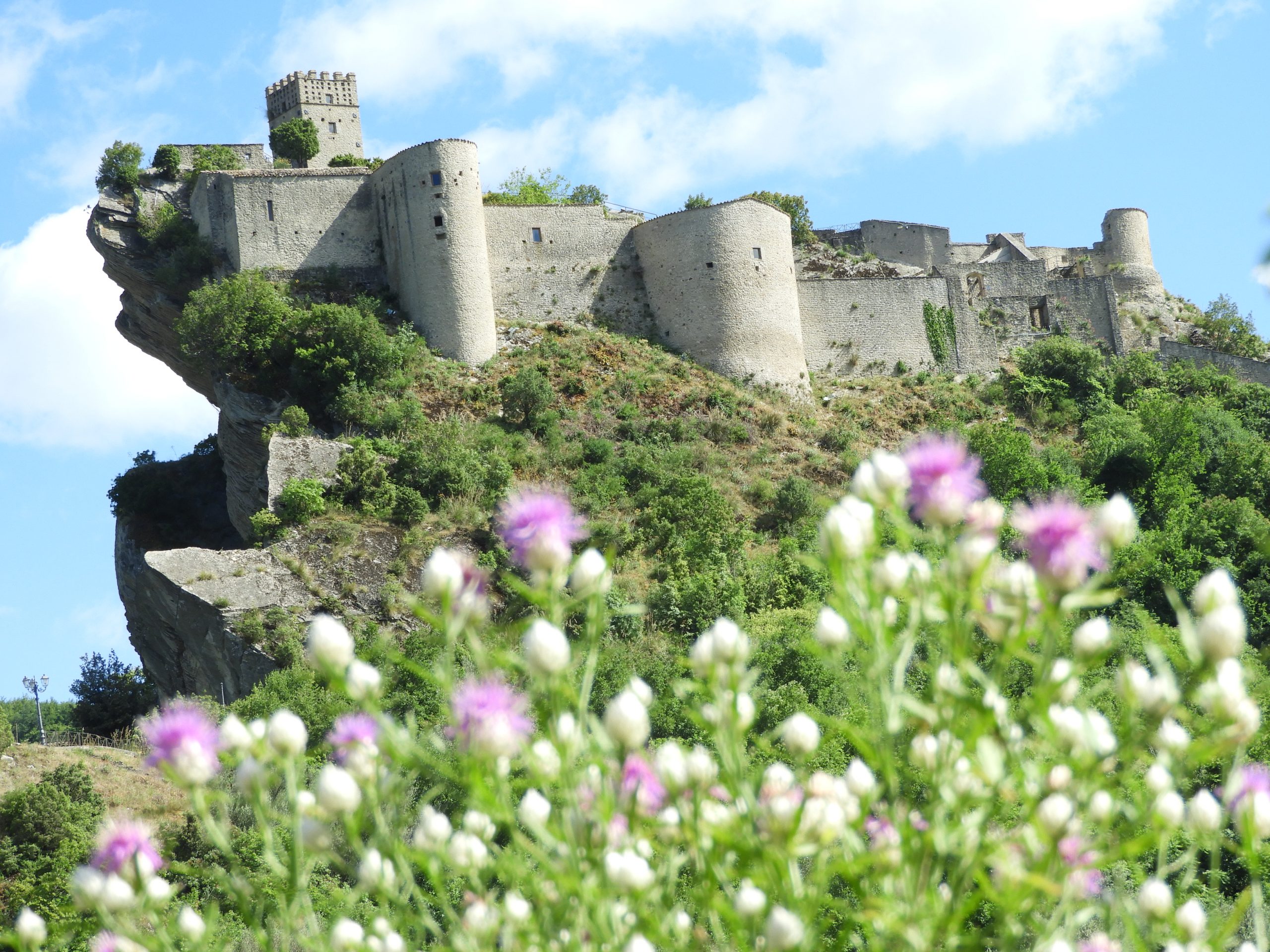 The Castle of Roccascalegna Abruzzo in the heart of Italy